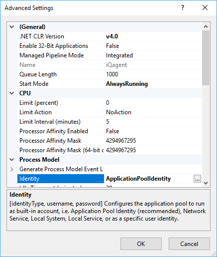 Unauthorized Access Exception Browsing Endpoint Application Pool Identity Online Forums Opc Labs